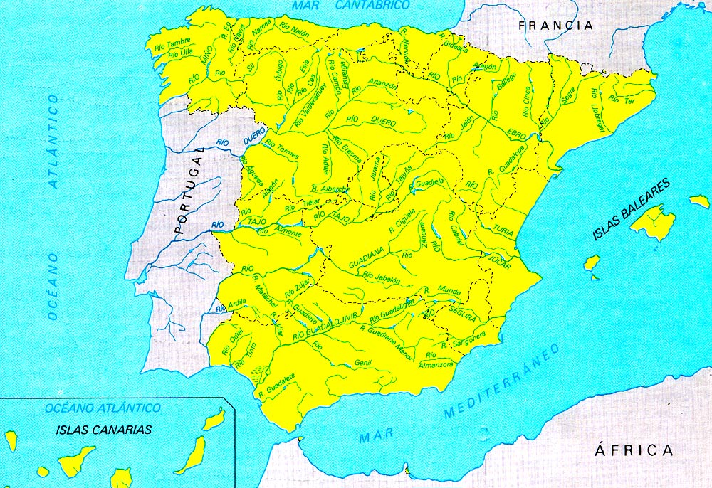 Geografía, Historia y Arte: LOS RÍOS ESPAÑOLES.